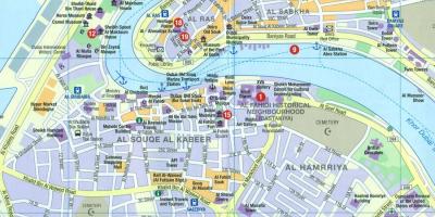 Dubajus žemėlapis - Maps " Dubajuje (Jungtiniai Arabų Emyratai)