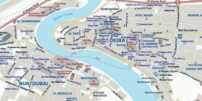 Dubajus žemėlapis - Maps " Dubajuje (Jungtiniai Arabų Emyratai)