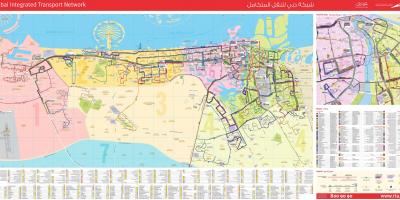 Dubajus žemėlapis - Maps " Dubajuje (Jungtiniai Arabų Emyratai)