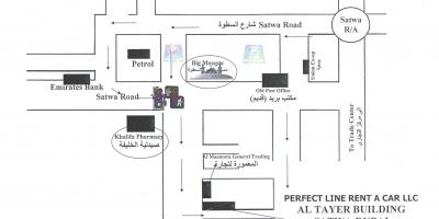 Dubajus žemėlapis - Maps " Dubajuje (Jungtiniai Arabų Emyratai)